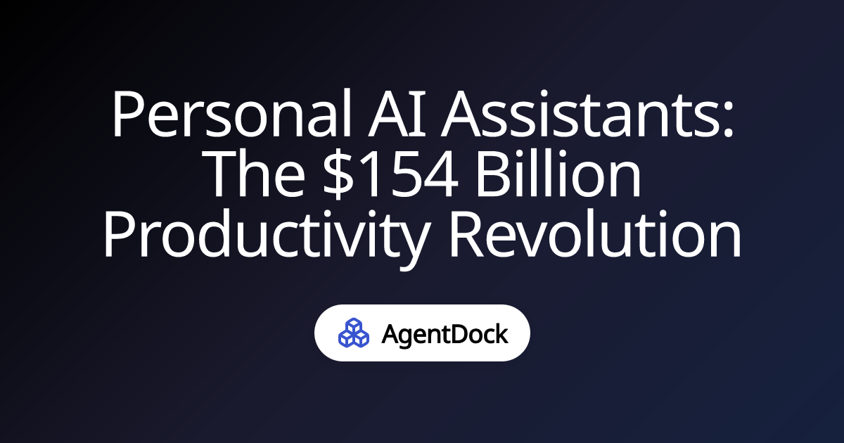 Personal AI Assistants: The $154 Billion Productivity Revolution | AgentDock