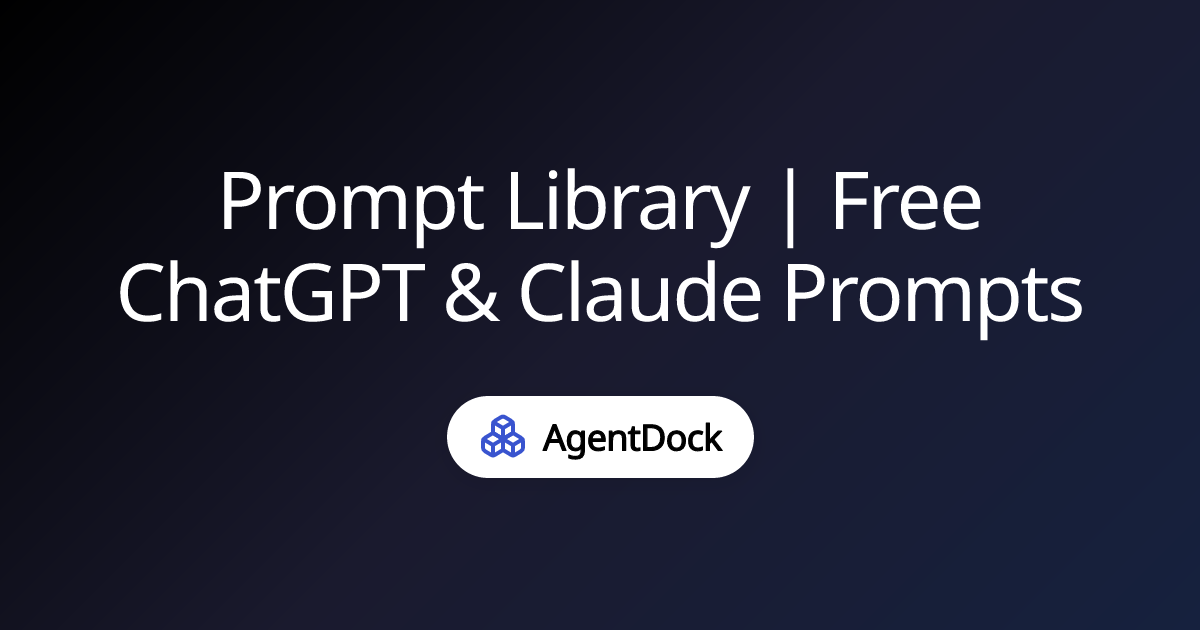 Work-log Prompts - AgentDock